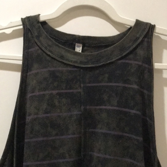 Free People | Tops | Fp Movement Stripped Muscle Tshirt | Poshmark